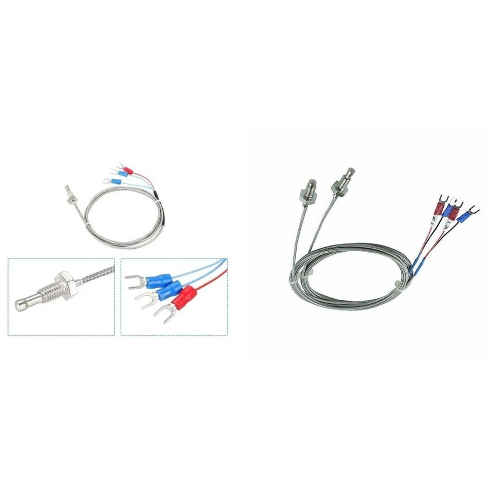K-type Thermocouple Industrial Temperature Monitoring 1m Length 2m ...