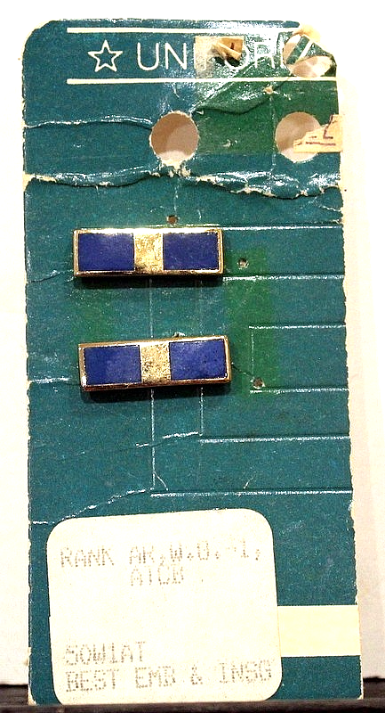USAF US Air Force Collar Warrant Officer One WO-1 Rank Insignia ...