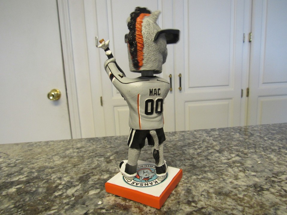 Missouri / Kansas City Mavericks Bobblehead Happy Birthday Mac Mascot ...