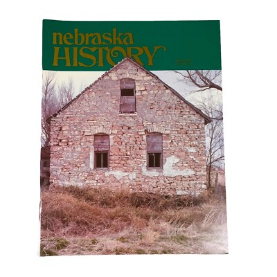 NEBRASKA HISTORY Magazine - Winter 1995 Czech Buildings Ogallala ...