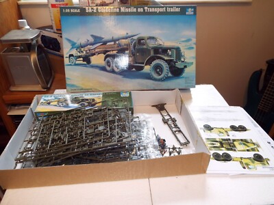 NIOB 1/35 trumpeter SA2 GUIDED MISSLE TRANPORT TRAILER 00204 204 MODEL ...
