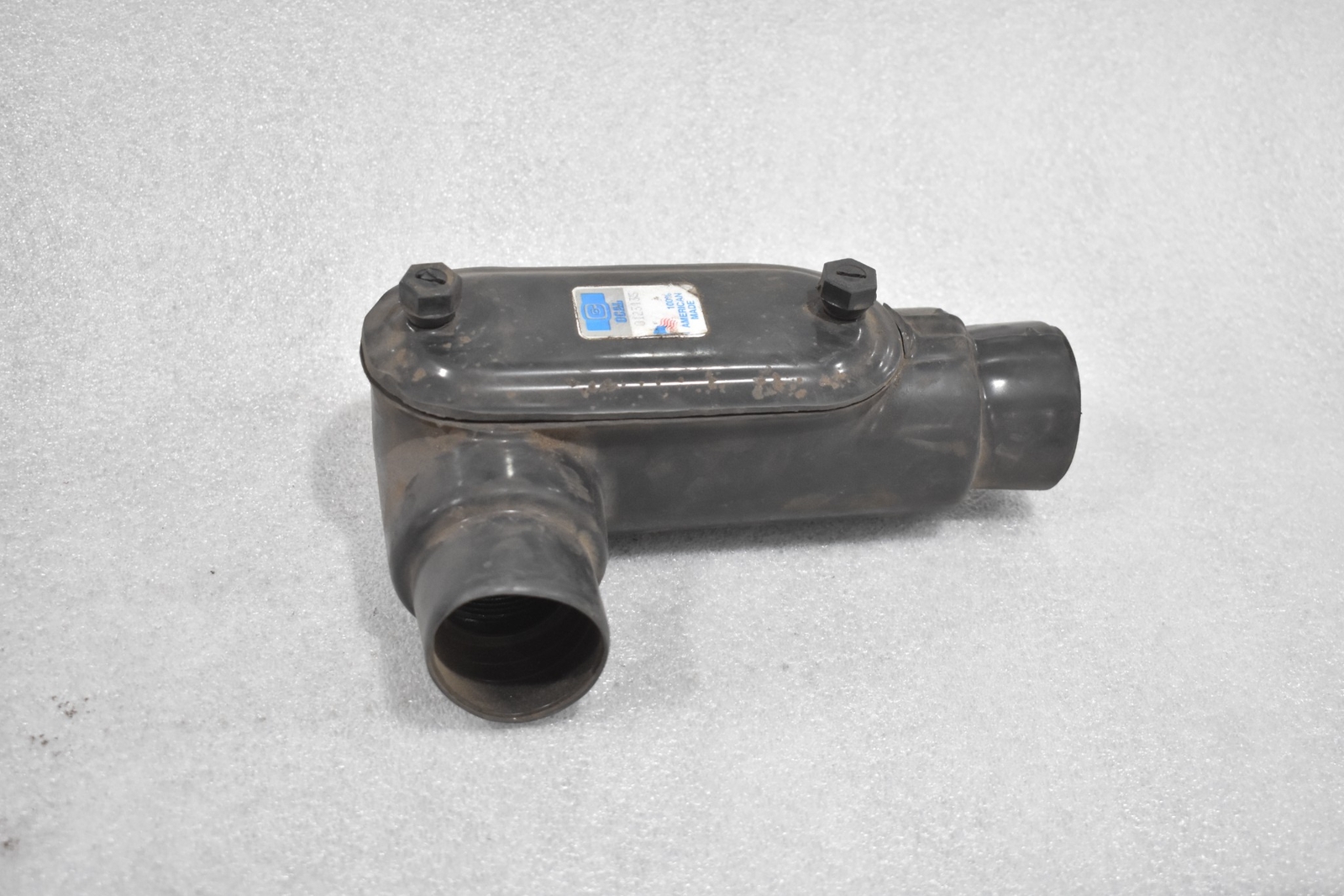 OCAL LR57-G PVC COATED CONDUIT BODY LR FORM 7, 1-1/2" INCH, MADE IN THE ...