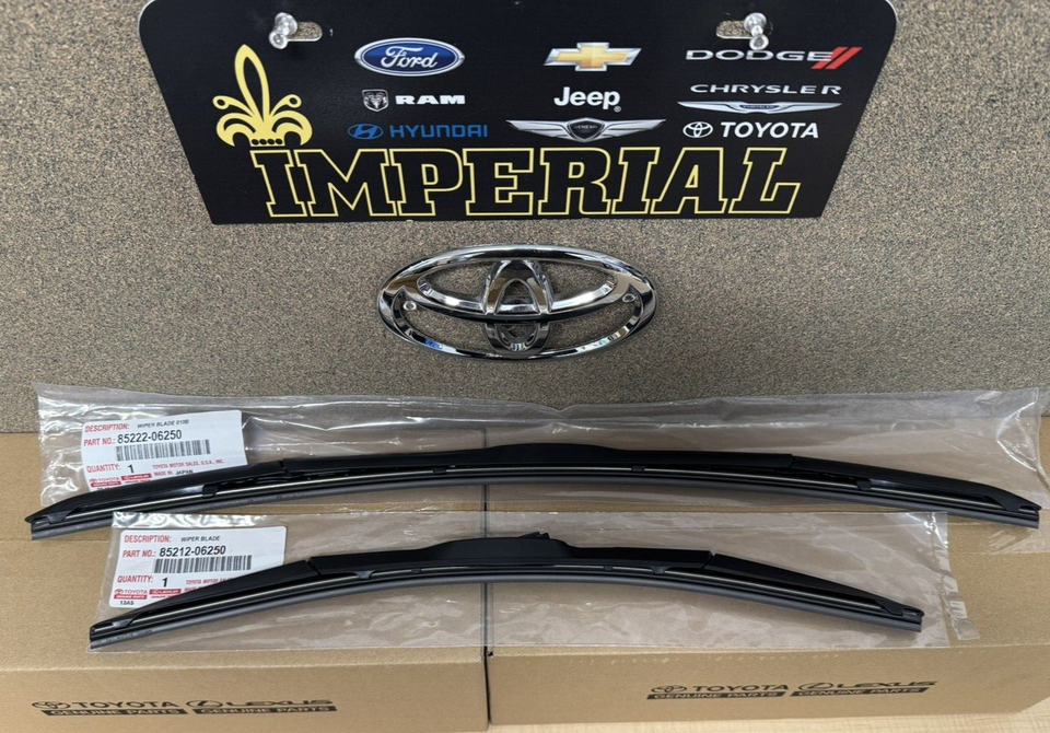 2018-2024 TOYOTA CAMRY GENUINE OEM WIPER BLADES 85212-06250 85222-06250 ...