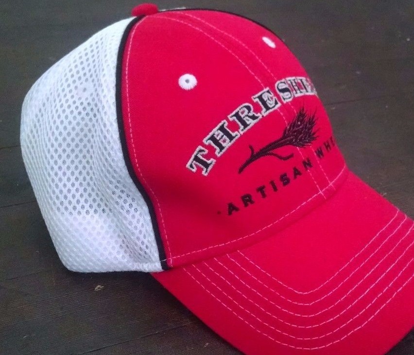 Thresher Artisan Wheat Cap Red White Hat Adjustable Strapback ...