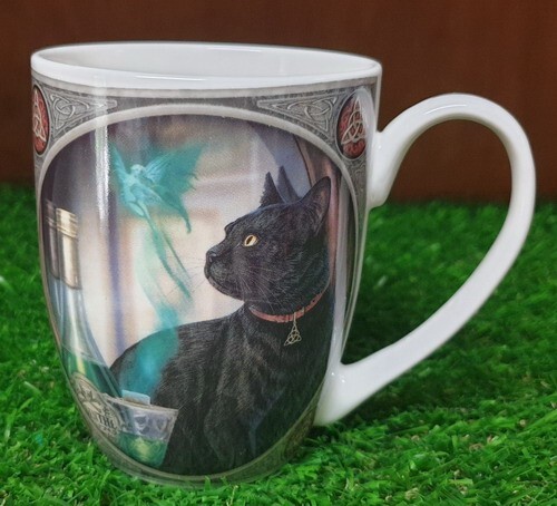 Lisa Parker Absinthe cat Porcelain Mug with Gift Box | eBay
