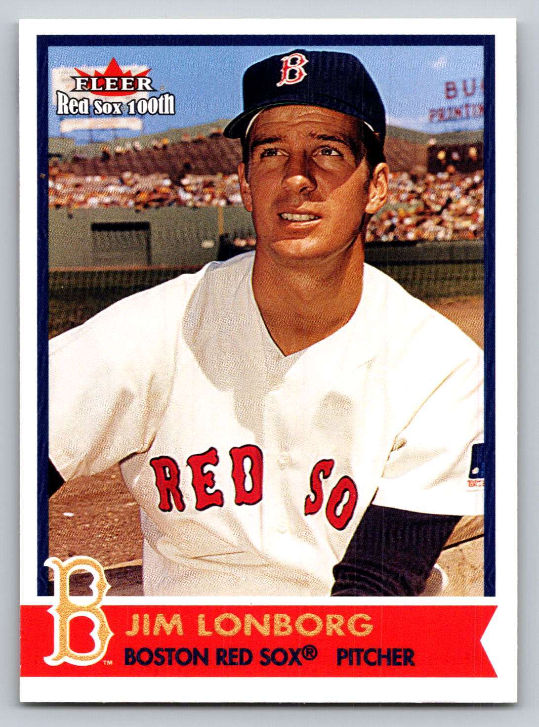 2001 Fleer Boston Red Sox 100th Anniversary #39 Jim Lonborg | eBay