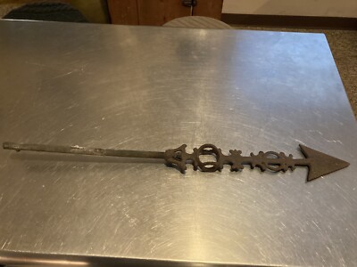 Weathervanes & Lightning Rods - Antique Cast Iron Weathervane Arrow