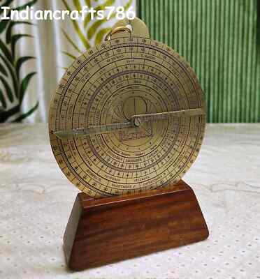 Antique Brass Astrolabe Vintage Navigation Instrument Star Observation ...