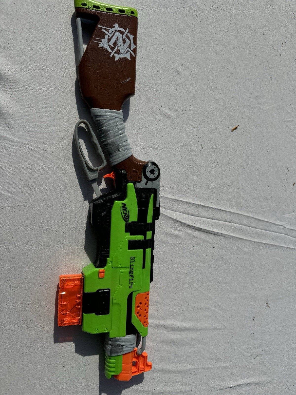 Nerf Zombie Strike SlingFire Dart Gun Blaster 885251936069 | eBay