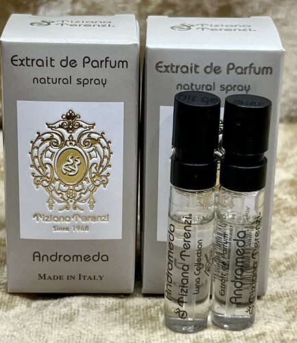Tiziana Terenzi Andromeda Extrait de Parfum 2XSample Vials Spray 1.5ml ...
