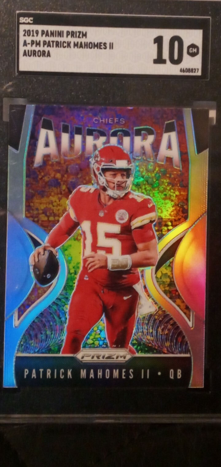 2019 Panini Prizm PATRICK MAHOMES II Aurora Case Hit SSP SGC GEM MINT ...
