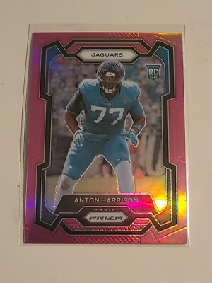 2023 Panini Prizm Anton Harrison Pink Prizm RC #347 Jacksonville ...