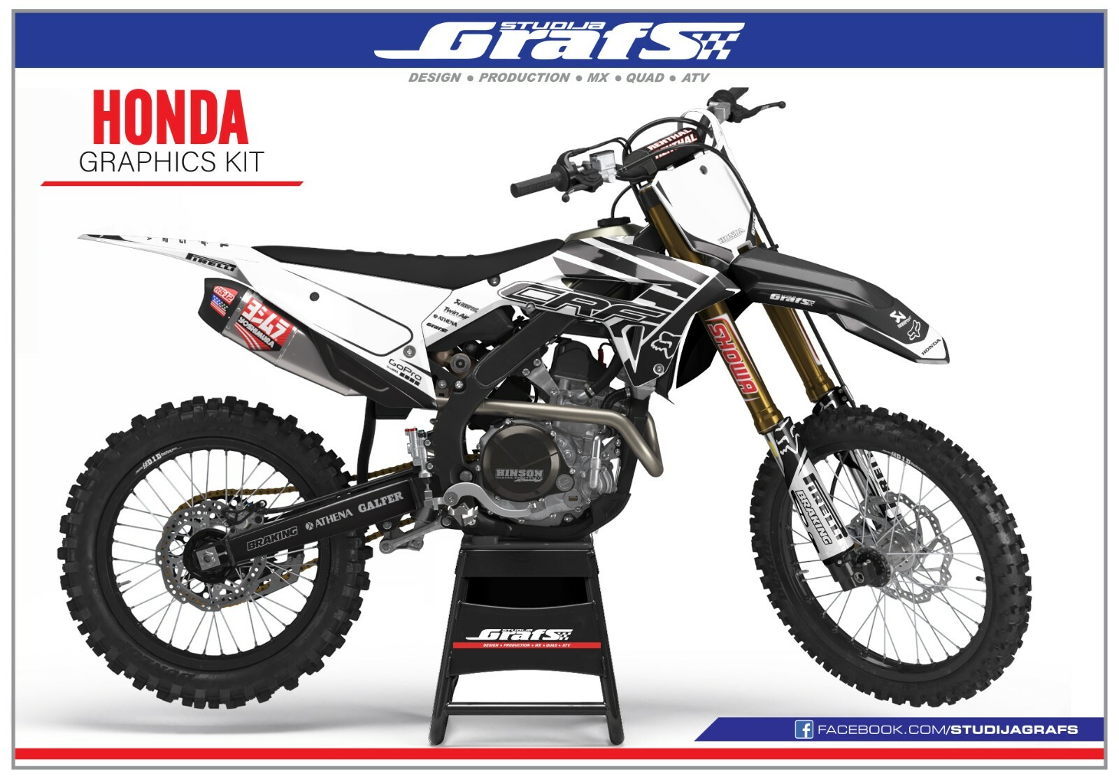 2005 2006 2007 2008 CRF 450R Graphics Kit for HONDA CRF450R 450 R ...