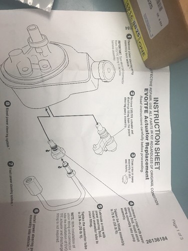 Genuine GM 19168825 Power steering Pump Actuator Conversion Kit | eBay
