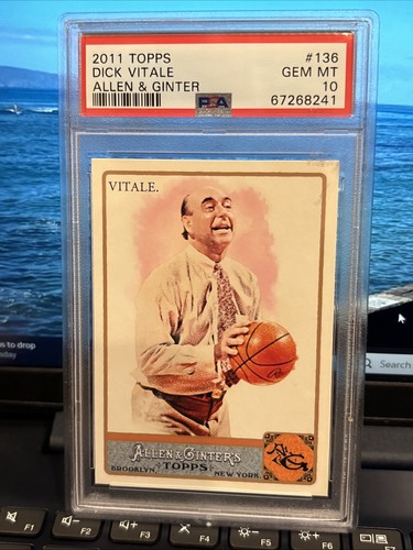 WELCOME BACK DICKIE V: 2011 Topps Allen & Ginter PSA 10 DICK VITALE ...
