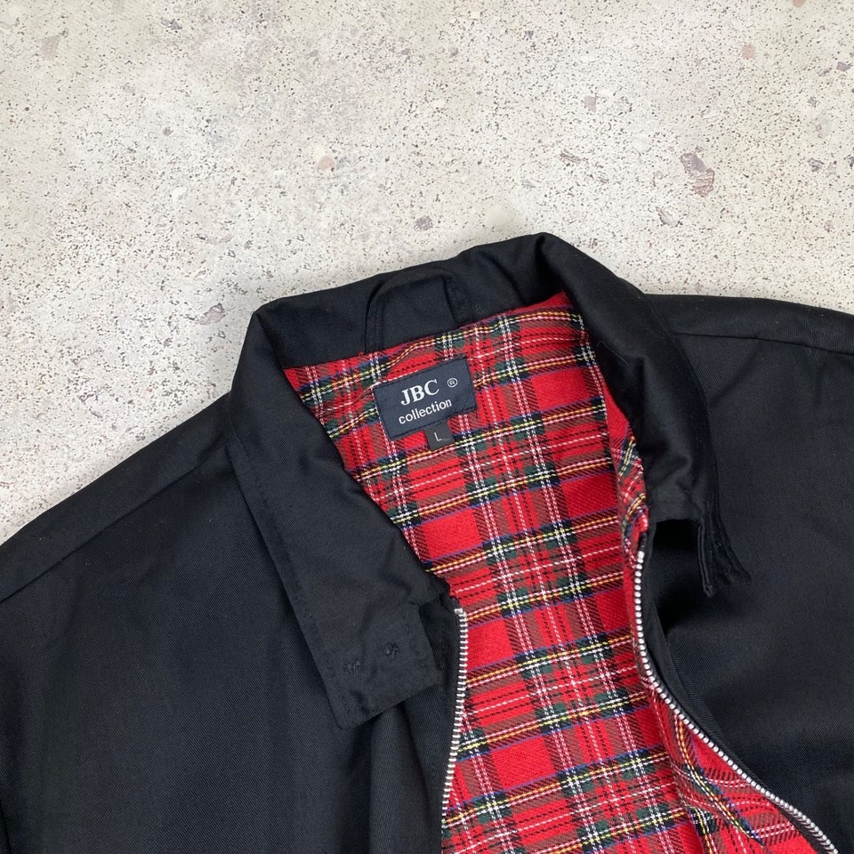 Vintage 90s Baracuta G9 Style Bomber Jacket Black JBC Made in England ...