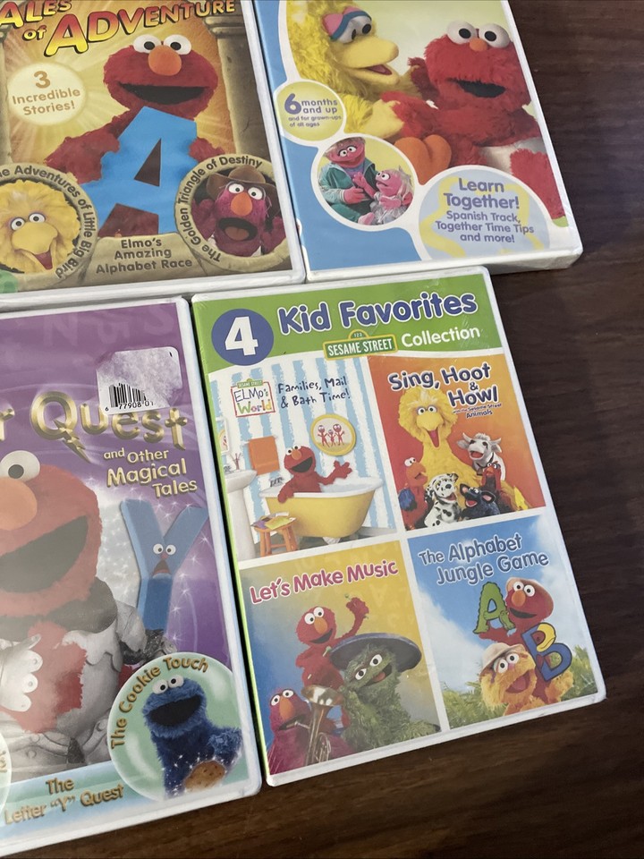 Sesame Street Elmo’s World (12 DVD Lot) ELMO Songs Kids Shows All ...