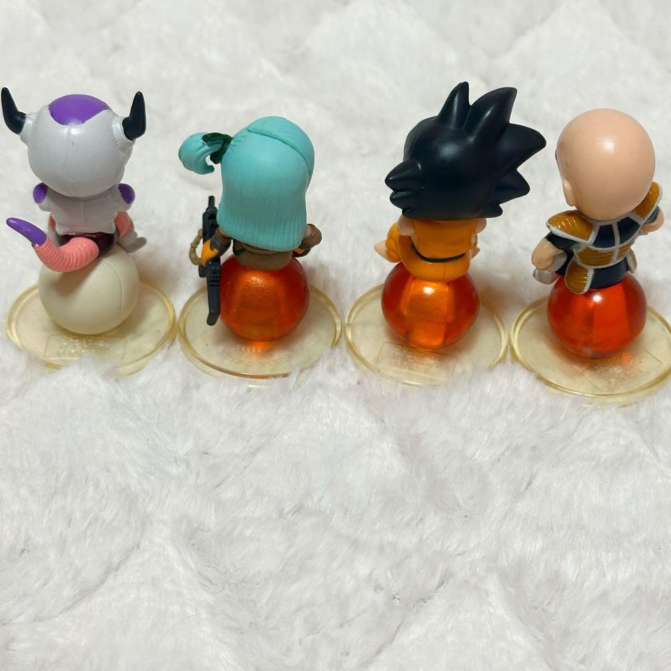Dragon Ball Mini Figure lot set 16 Goku Bulma Snow Yajirobe Nappa ...