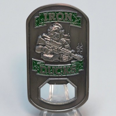 [678] US Air Force TACP Iron Ducks Dog Tag Challenge Coin 4x7.5cm Death ...