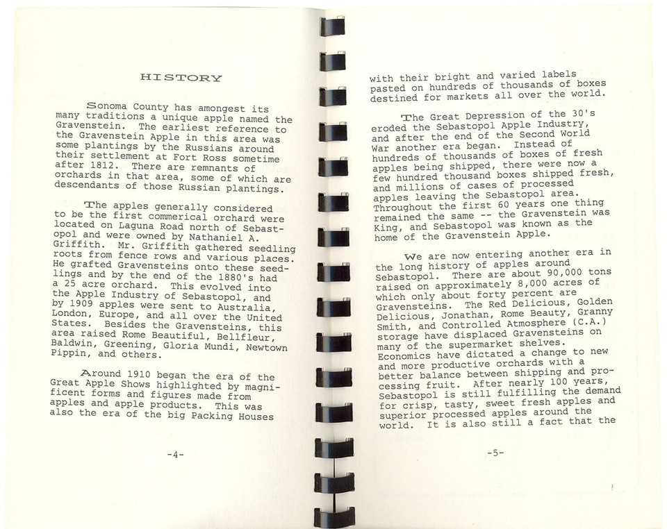 Sebastopol Apple Corps: Recipes From The Corps. Volume II 1986 Spiral ...