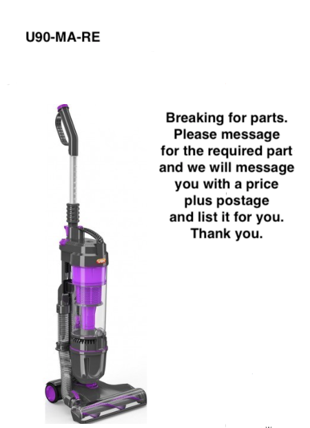 U90-MA-RE - VAX Air Reach - Main Motor Assembly 700 watt | eBay UK