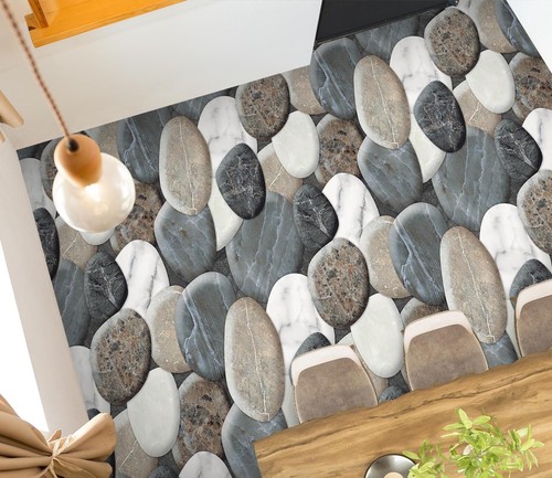 3D Cobblestone Style A3071 Floor WallPaper Murals Wall Print Decal AU ...