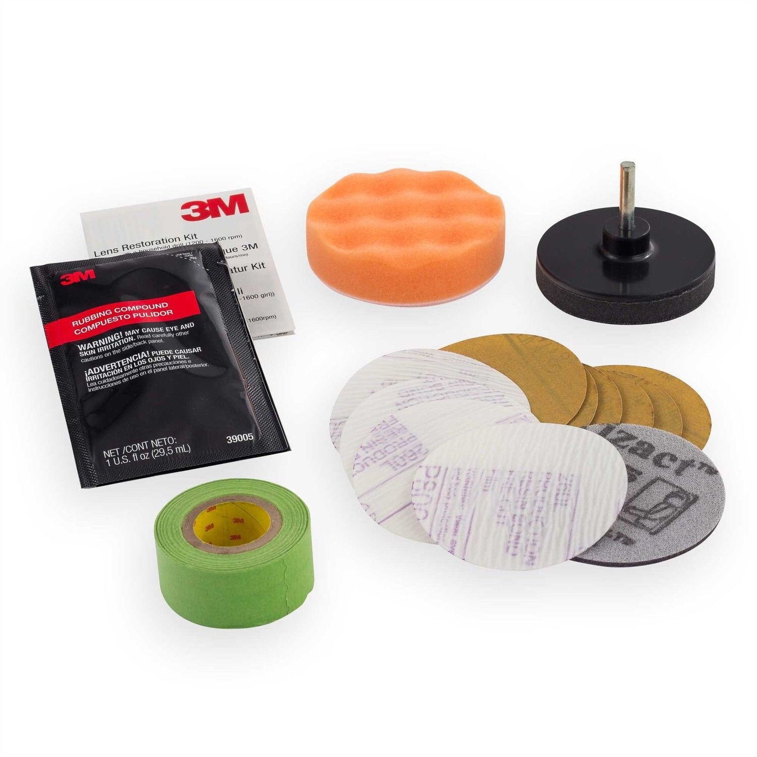 3M Headlight Restoration Kit For Dull Faded Discoloured Headlight ...