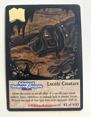 Locate Creature Spellfire The Underdark 42/100 TSR | eBay