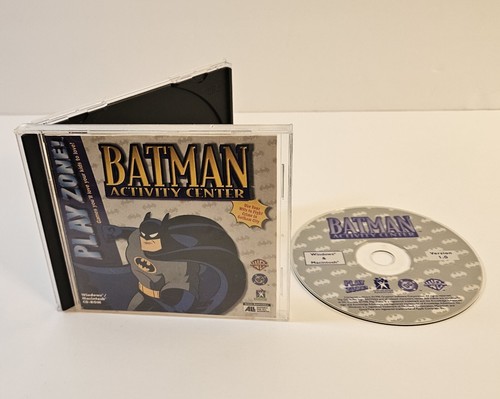 Play Zone: Batman Activity Center PC CD-Rom 1996 Windows Mac Children ...