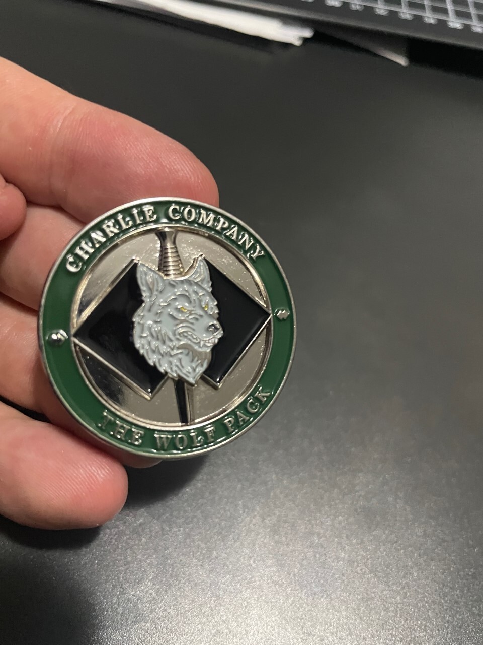 2 Commando Silver Special Forces Charlie Company Challenge Coin 2CDO ...