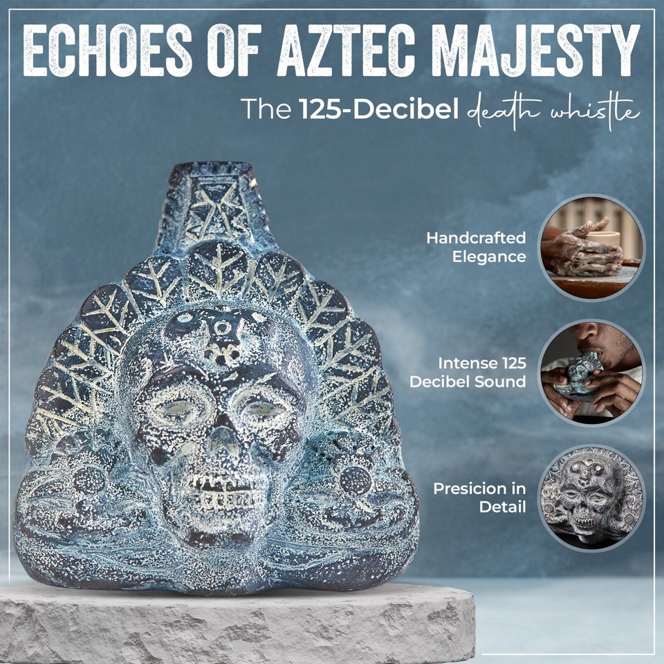 Loudest Screaming Aztec Death Whistle - Blood Curtling Human Cry at 125 ...