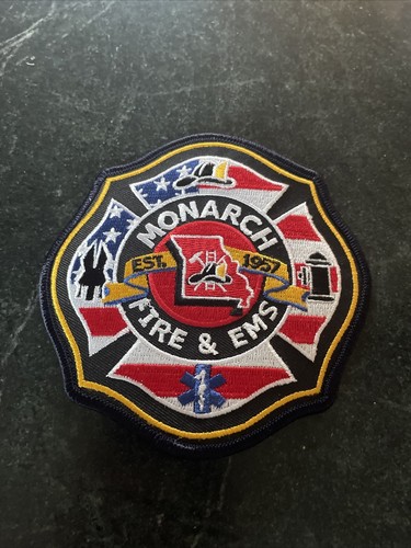 Monarch MO Missouri Patch 4” Iron On Fire Rescue EMS EMT | eBay