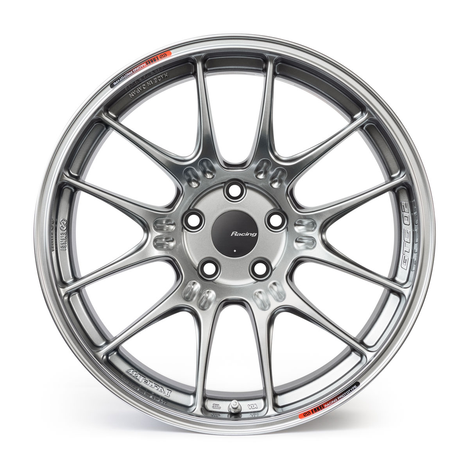 Enkei GTC02 18x9 5x112 25mm Offset 66.5mm Bore Hyper Silver Wheel | eBay