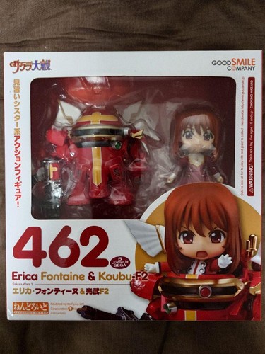 Good Smile Nendoroid Erica Fontaine & Koubu F2 Sakura Wars Model 462 ...