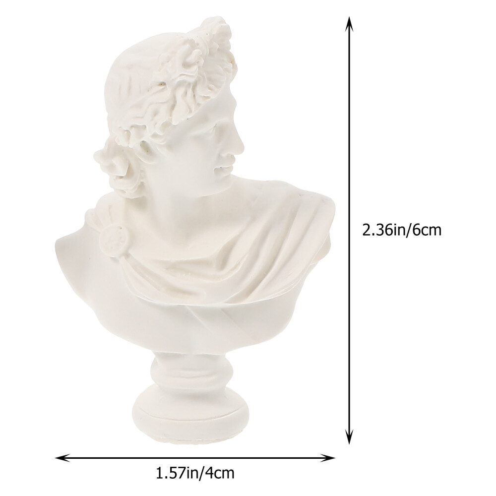 4 Pcs Miniature David Figurines Bust Sculpture Greek Sculptures ...