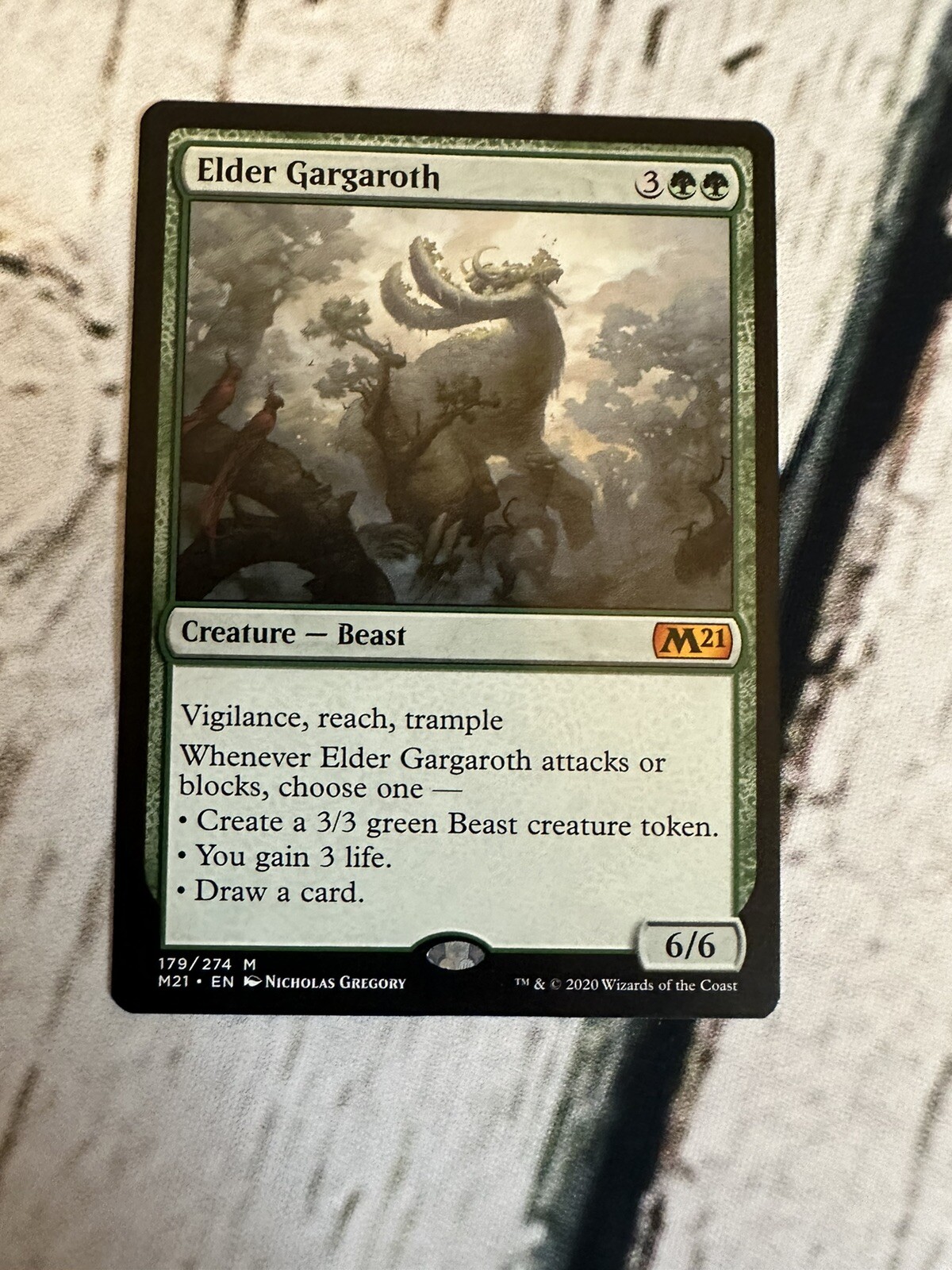 MTG Elder Gargaroth Core Set 2021 179/274 Regular Mythic for sale ...