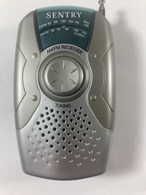 Vintage Sentry AM/FM Receiver Pocket Portable Radio | eBay