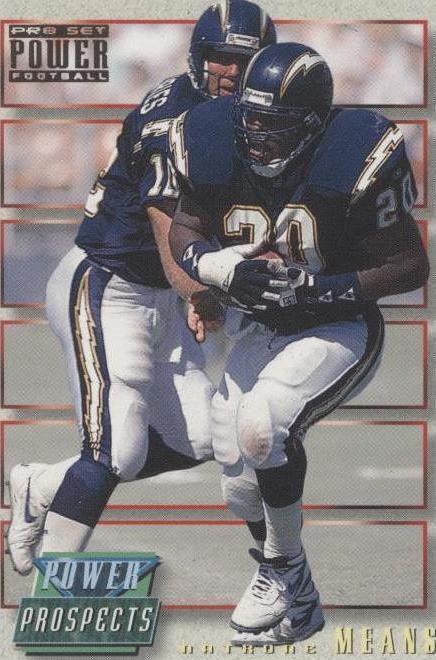 1993 Pro Set Power - Power Prospects Natrone Means #PP18 Gold (RC) for ...