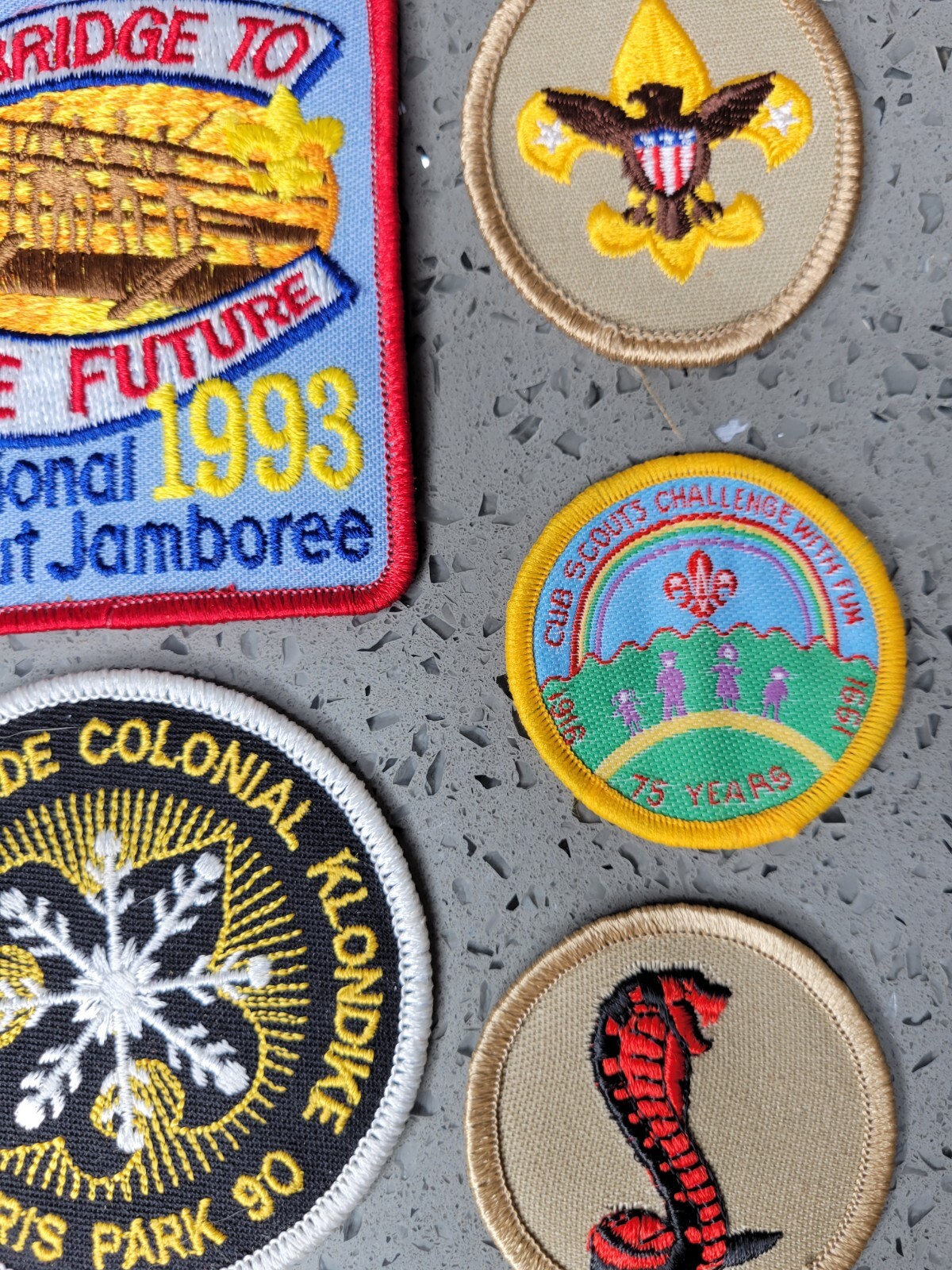 Lot of Boyscout Patches 1993 National Jamboree participant BSA JSP ...