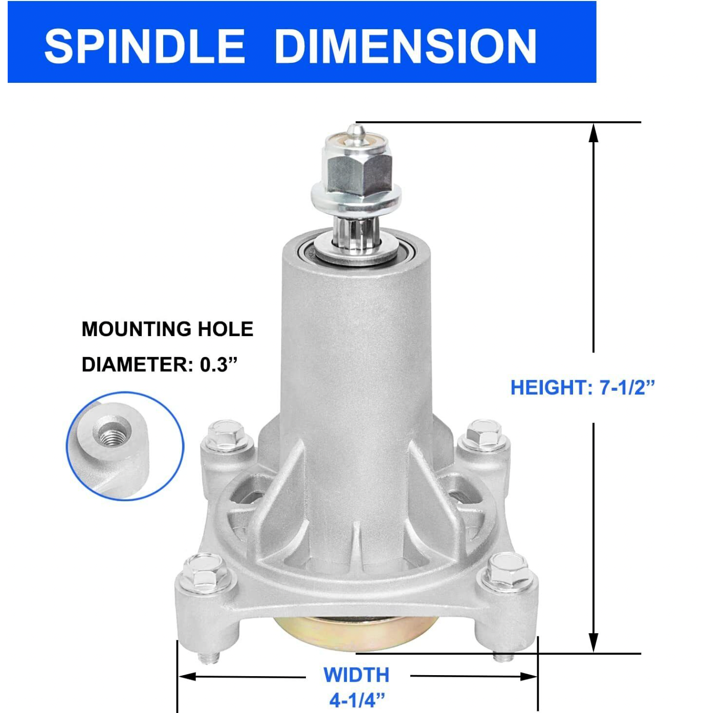 Spindle For Craftsman Riding Mower 42 46 48 54 Deck LT2000 YT3000 ...