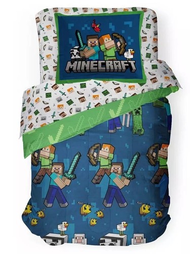Minecraft "Battle Time" Kids Reversible Bed Set-W50206945389 ...