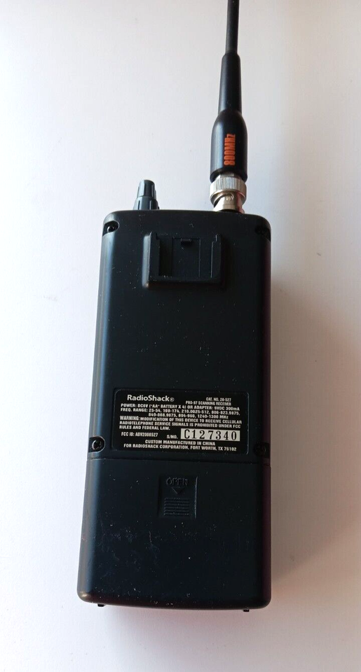 Radio Shack Pro-97 20-527 1000 Channel Triple Trucking Handheld Radio ...