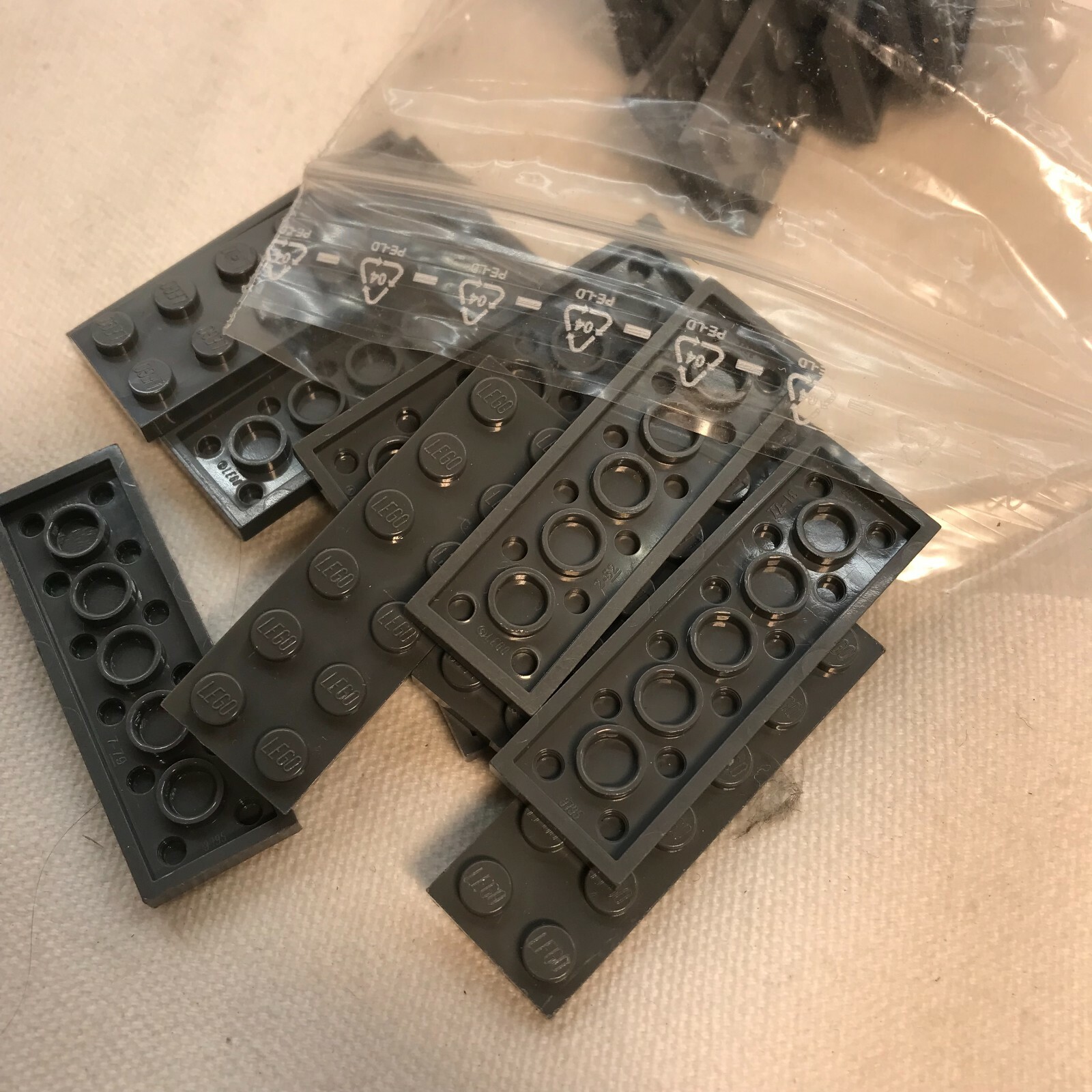 20x NEW LEGO 2x6 LIGHT BLUISH GRAY Bricks PLATE #2456 BULK Parts Star ...