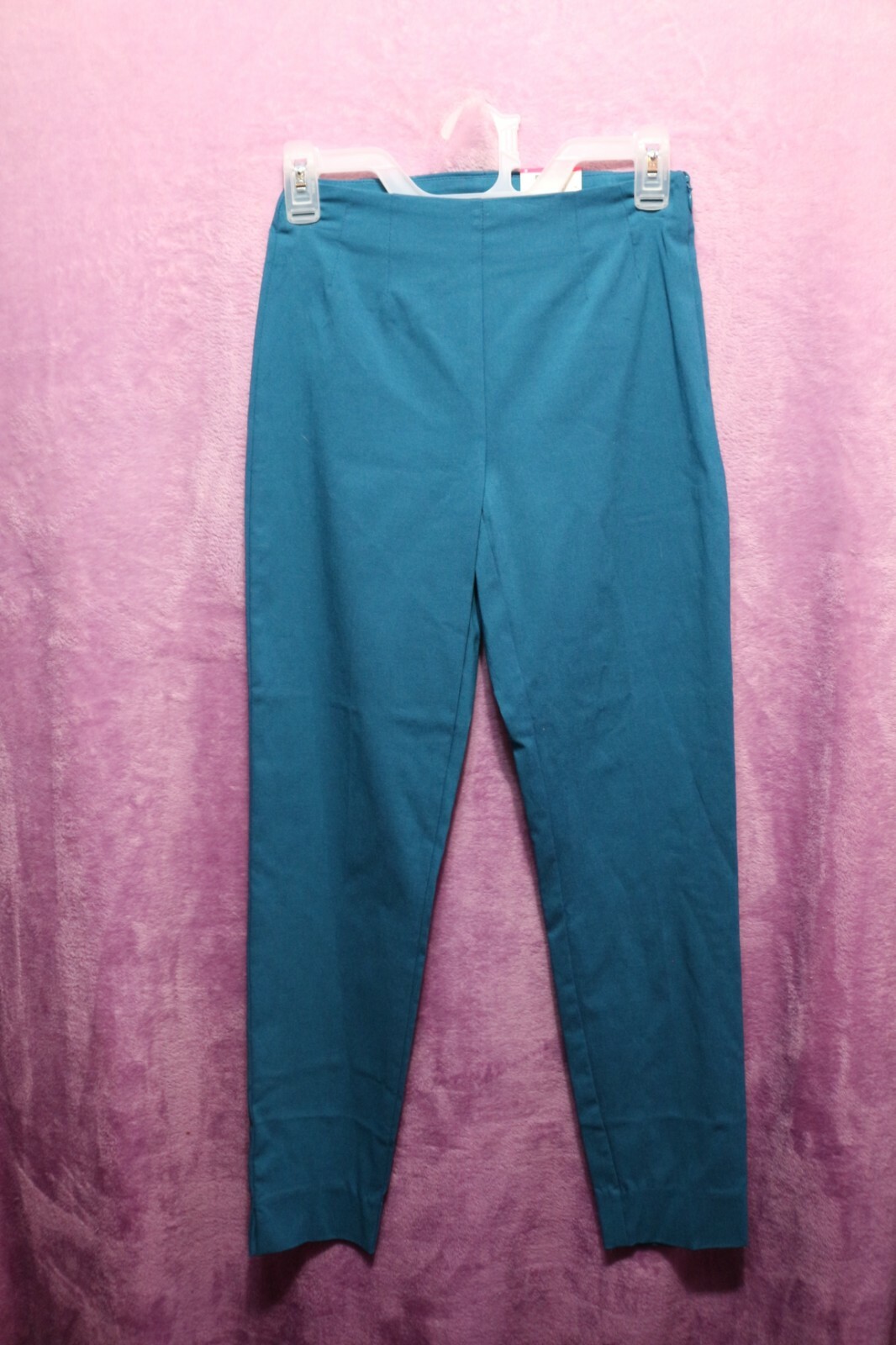 Time & Tru NEW♈Woman's solid High rise zip Stretch Skinny Pant size 4 ...