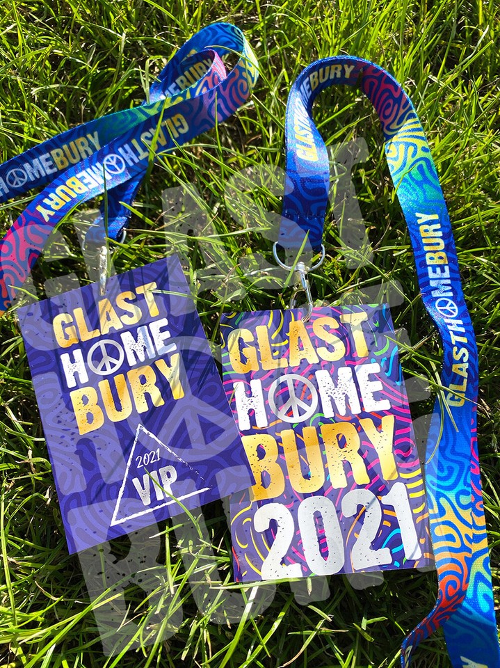 GLASTHOMEBURY Festival Party VIP Lanyards - Festival at Home Party ...
