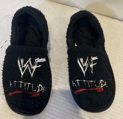 WWF Attitude House Shoes/Slippers 90s Original Wrestling RARE Vintage ...