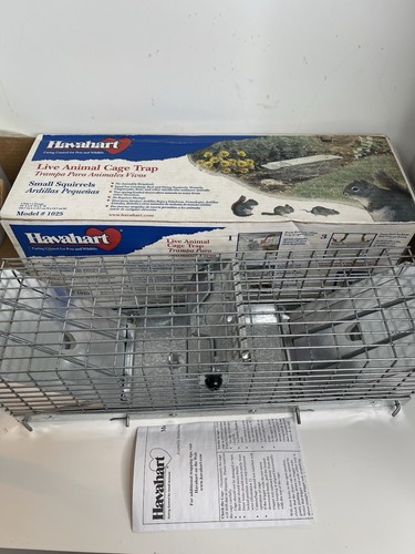 Havahart Live Animal Cage Trap w/ Instructions 18"L x 5" W x 5" H - #1025 New | eBay