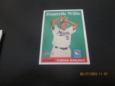DONTRELLE WILLIS MARLINS 2007 TOPPS HERITAGE BASEBALL CARD #431 | eBay