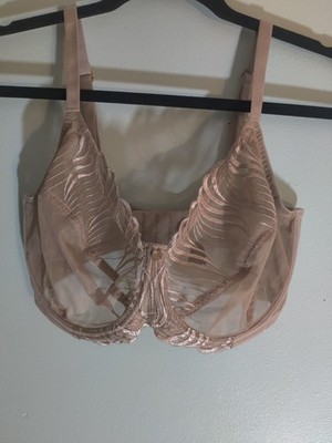Natori Plus Support Reduction Full Figure Underwire Mesh Bra Beige Lace ...