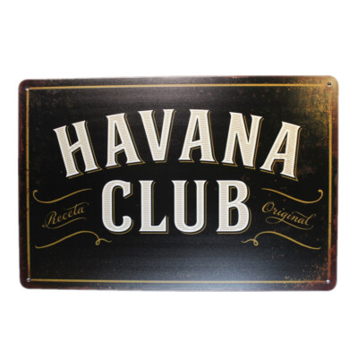 3X Tin Sign HAVANA CLUB Sprint Drink Bar Whisky Rustic Look | eBay